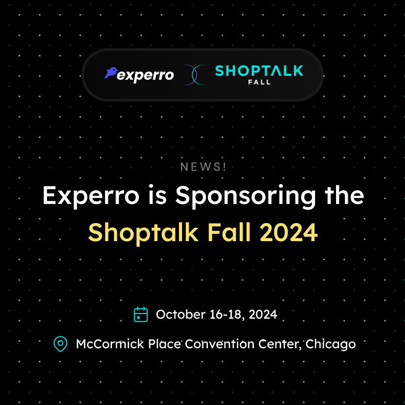 Team Experro is Flying to Chicago This Fall for Shoptalk 2024!